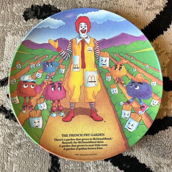 McDonald's | Dining | Six Vintage Mcdonalds Plates | Poshmark